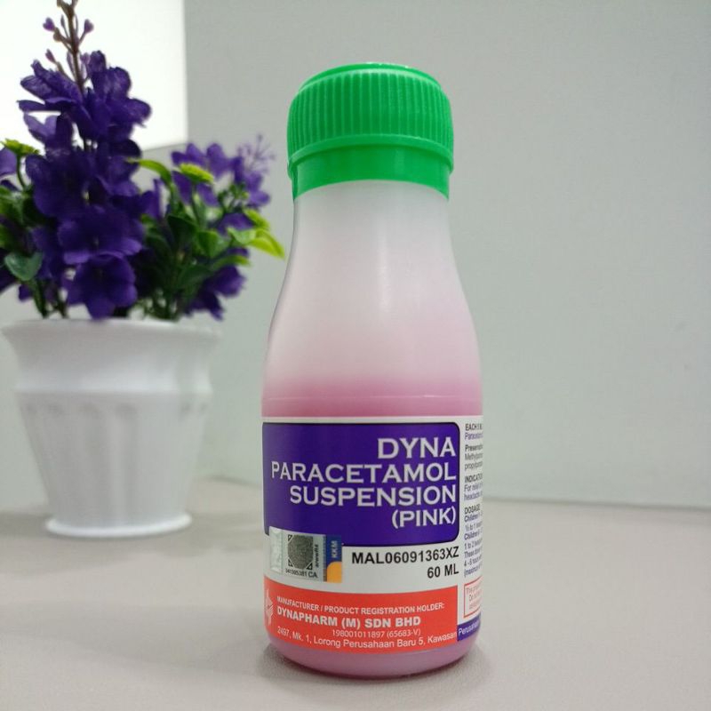 DYNA PARACETAMOL SUSPENSION (PINK) | Shopee Malaysia