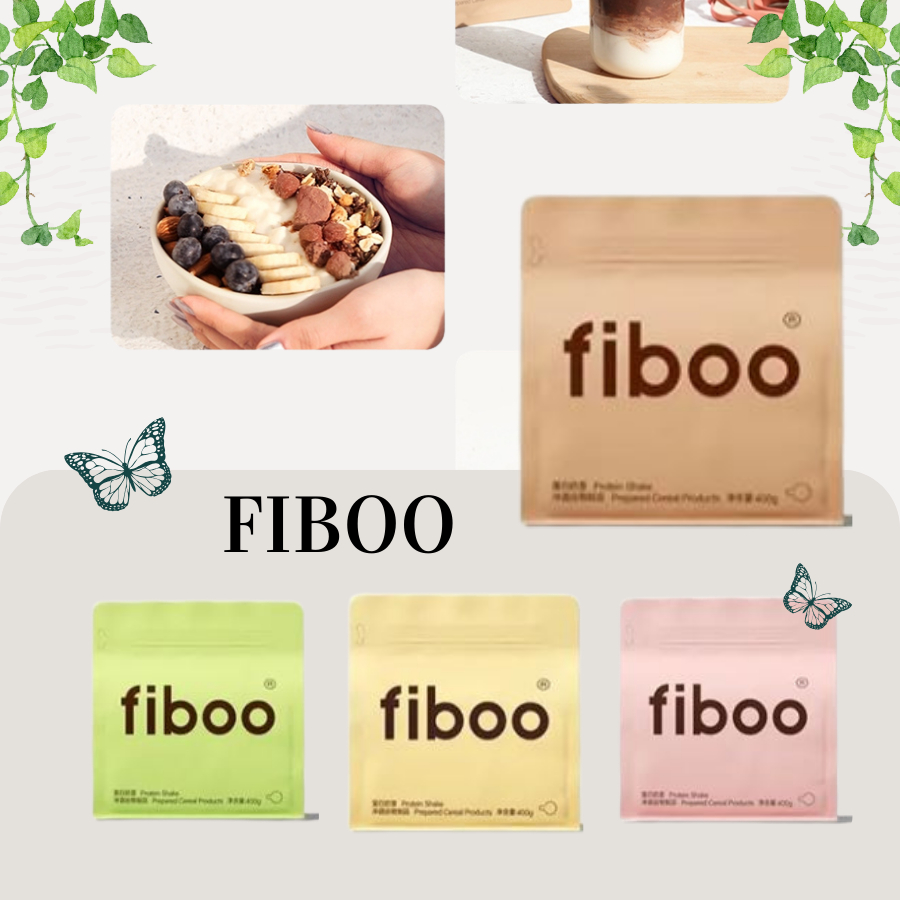 Fiboo High Protein Diet Shake Slimming Body Weight Loss Food Women Meal ...