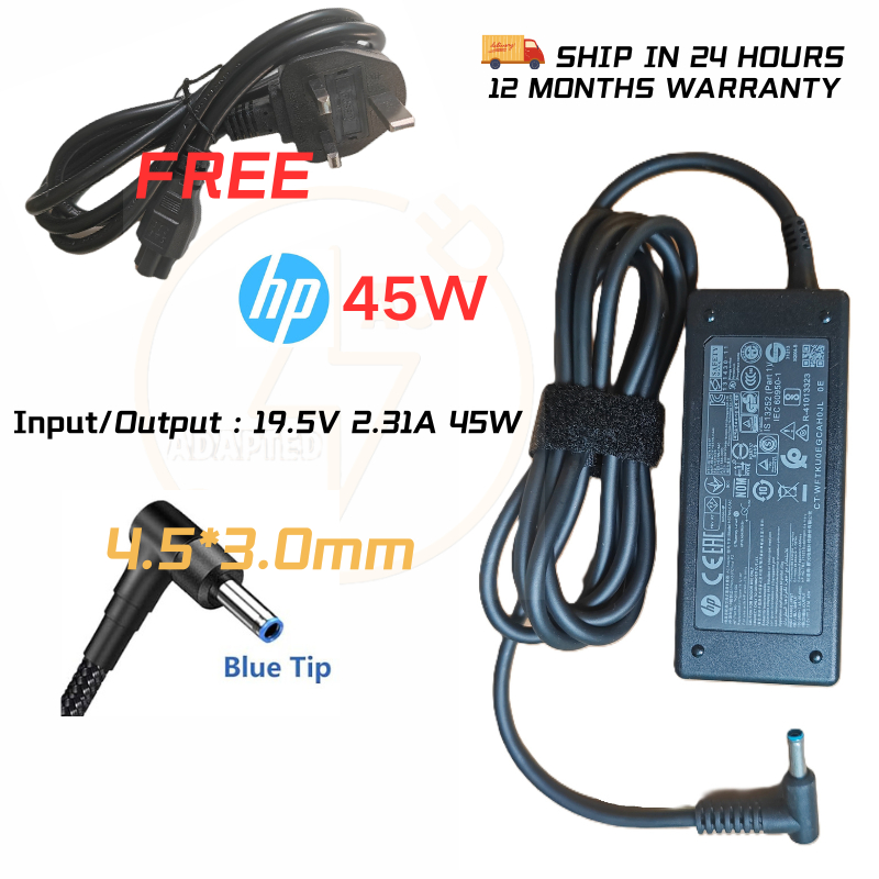 hp 45W 19.5V 2.31A Adapter Charger for HP TPN-LA03 TPN-LA15 PA-1450 ...