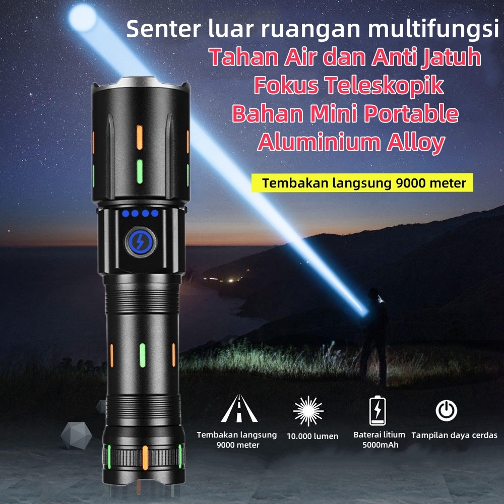 Super Bright LED Flashlight Lampu suluh Terang Jarak Jauh Zoom ... Super Bright LED Flashlight Lampu suluh Terang Jarak Jauh Zoom ...