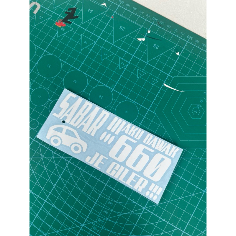 STICKER KANCIL SABAR , 660/850 JE GILER | Shopee Malaysia
