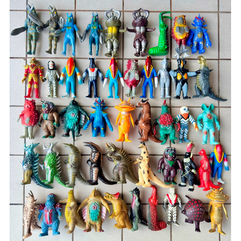 3 NEW STOCK Ultraman Kaiju Vintage Monster Sofubi series 6.5 inch ums ...