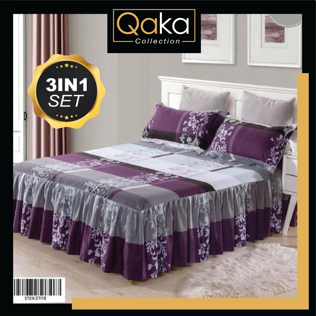 CADAR ROPOL SET (3IN1) BEDSHEET CLASSIC ELEGANT KING & QUEEN | READY ...