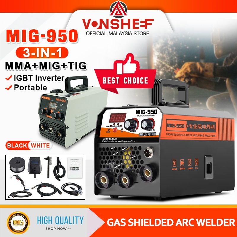Welding Machine IGBT MIG/MMA 3IN1Inverter Mesin Welding DC ARC Mini ...