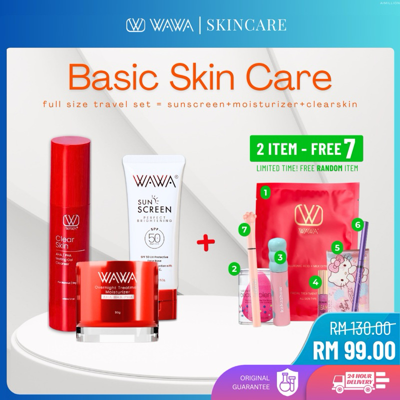 WAWA BASIC SKIN CARE ( BIG SET ) | Shopee Malaysia