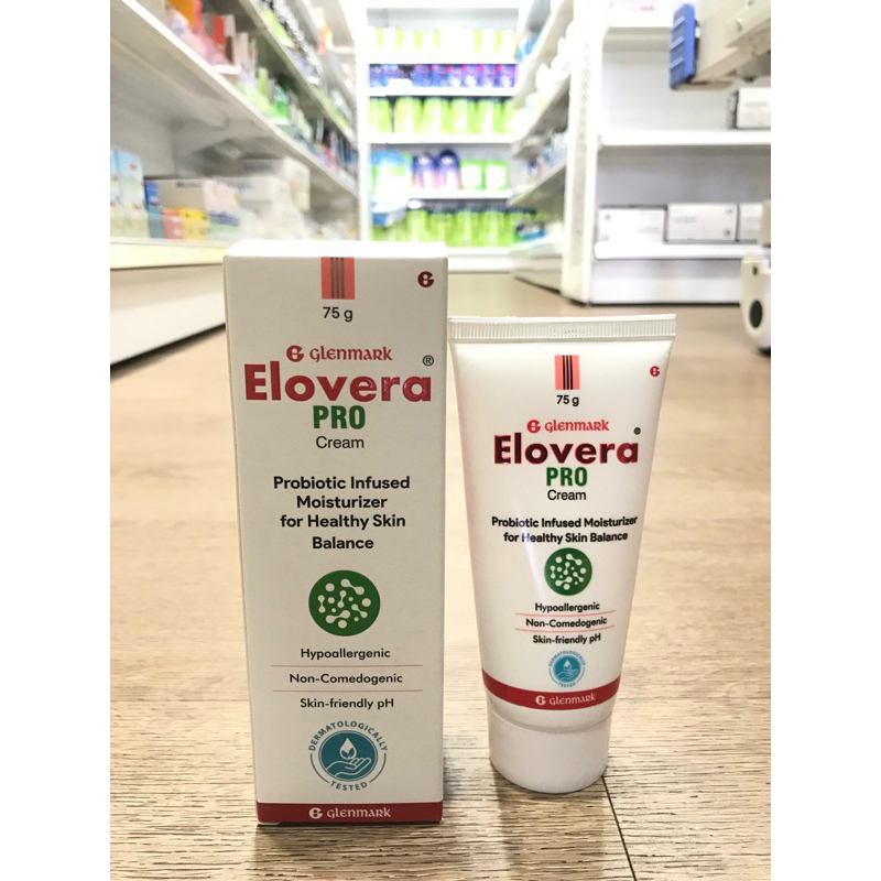 GLENMARK ELOVERA PRO CREAM 75gm Muka Badan Kulit Sensitif Eczema Gatal ...