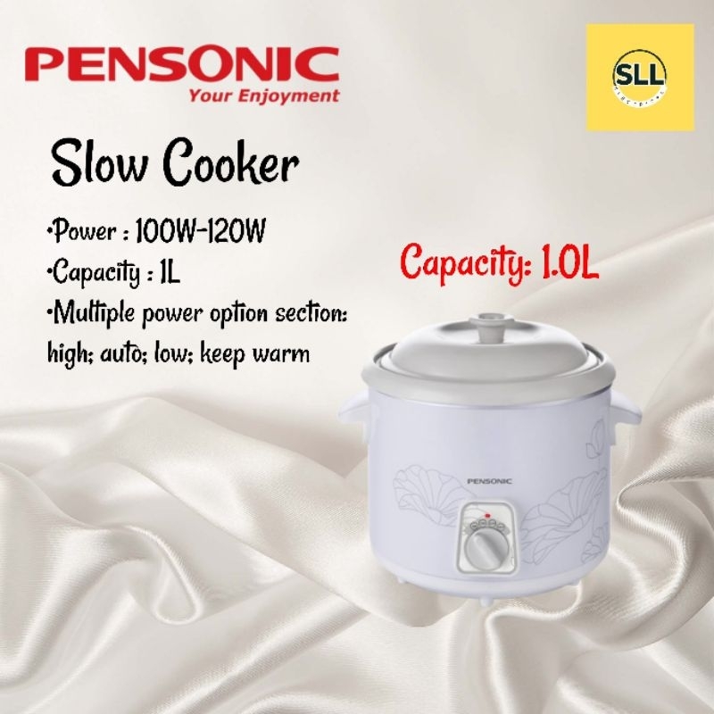 PENSONIC SLOW COOKER PSC-101( 1.0L) | Shopee Malaysia