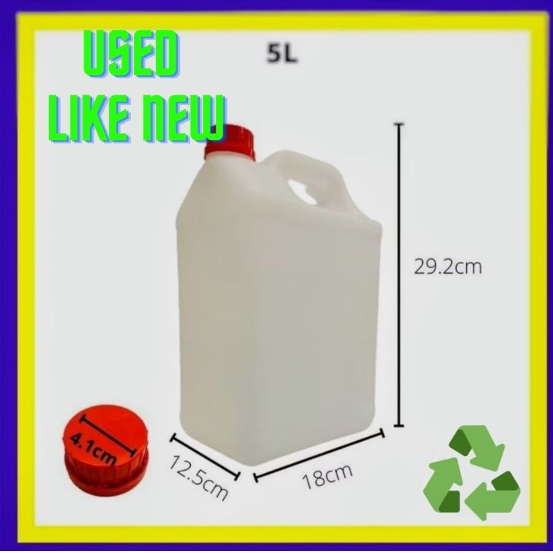 USED HDPE 5 LITER BOTTLE | Shopee Malaysia