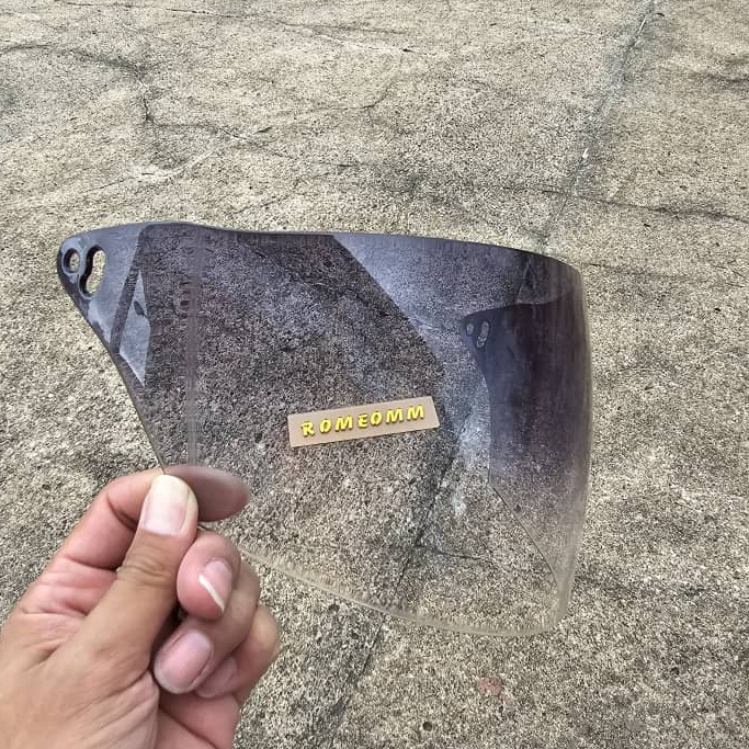 VISOR HELMET SGV RIDER 2 KETUPAT BALI STYLE MULTI COLOUR BLACK / DARK ...