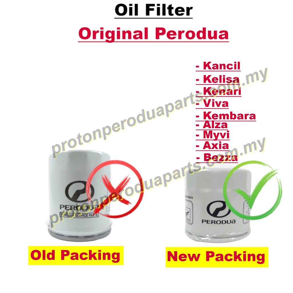 Engine Oil Filter for Perodua Kancil Kenari Kelisa Myvi - PERODUA ...