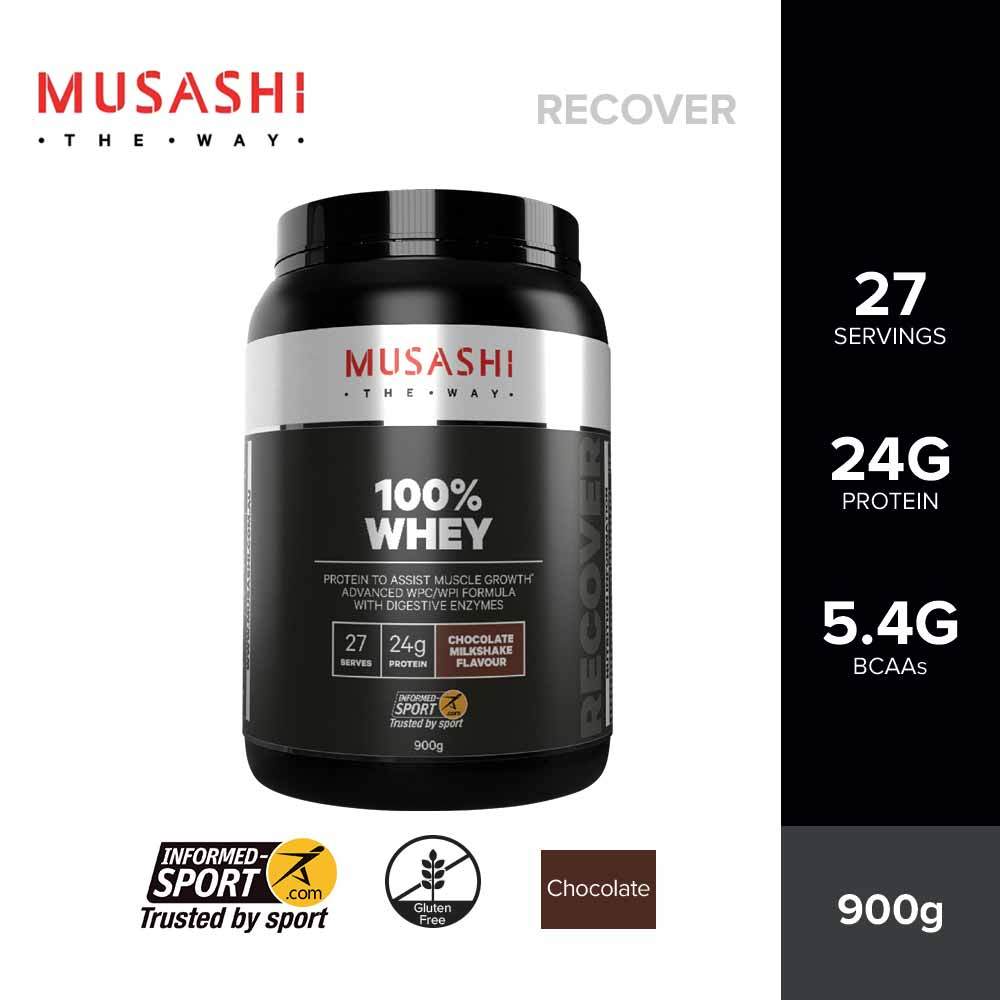 MUSASHI 100% Whey Protein Powder to Maximize Lean Muscle and Optimize ...