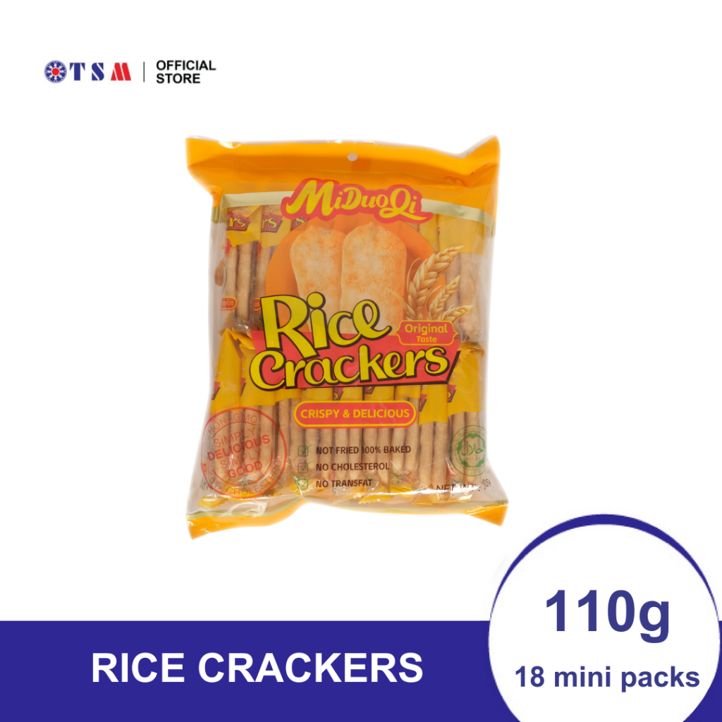 MIDUOQI RICE CRACKER - ORIGINAL 110G | Shopee Malaysia