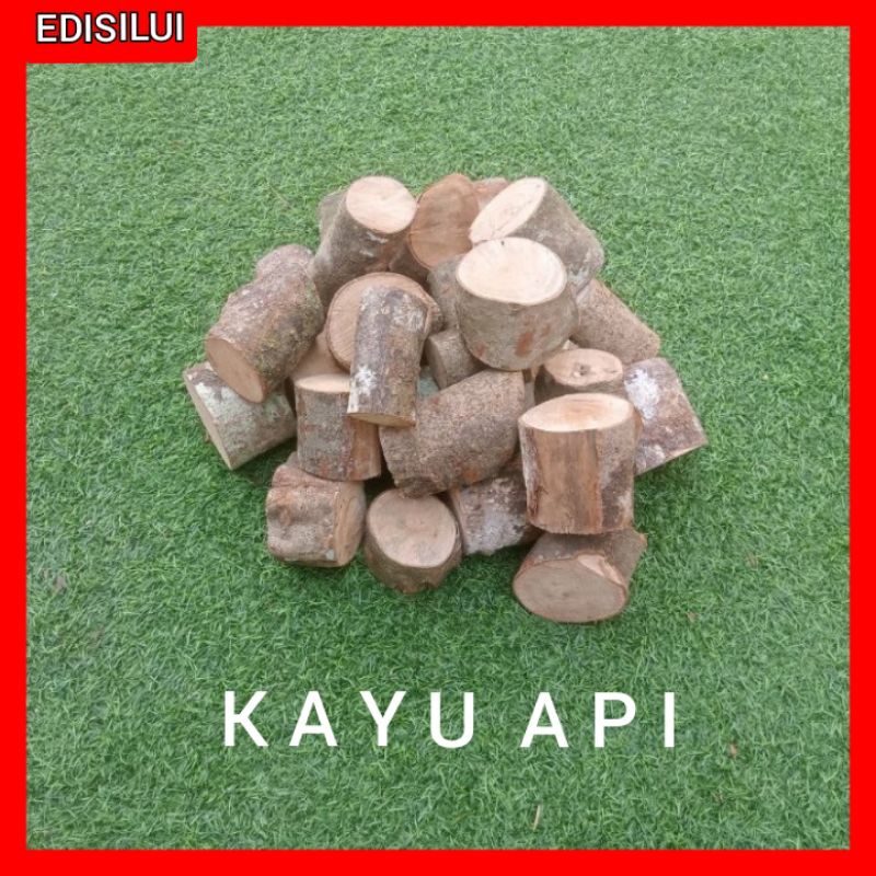 (4kg) Kayu Api BBQ Cube Firewood Camping Pokok Leban / Rambutan ...