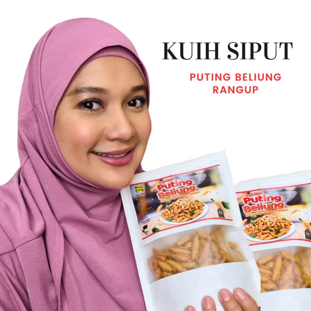 KUIH SIPUT Cookies Handmade Rangup Sedap Rasa Asli Original Buatan ...
