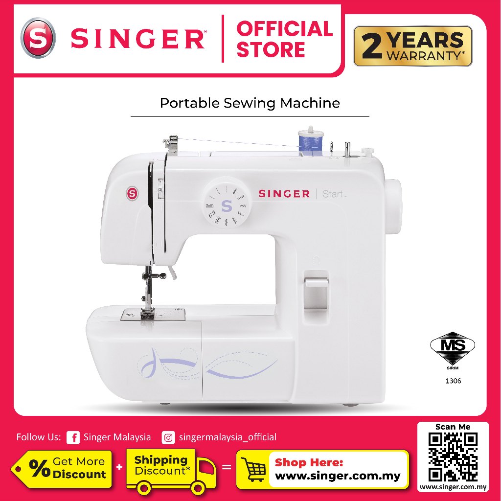 Singer Sewing Machine (Mesin Jahit) 1306 | Shopee Malaysia