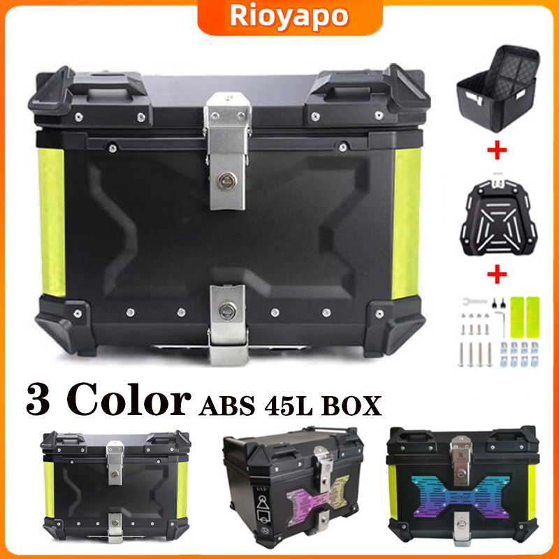 ABS Top Box 45L Box Motorcycle Box Gsb Lc135 Y15 Givi Box Motorcycle ...