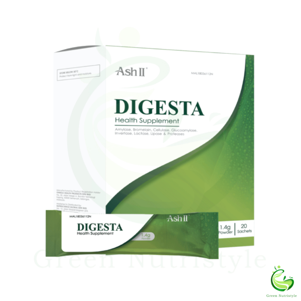 Ash II Digesta with Natural Digestive Enzyme (1.4g x 20 Sachets ...