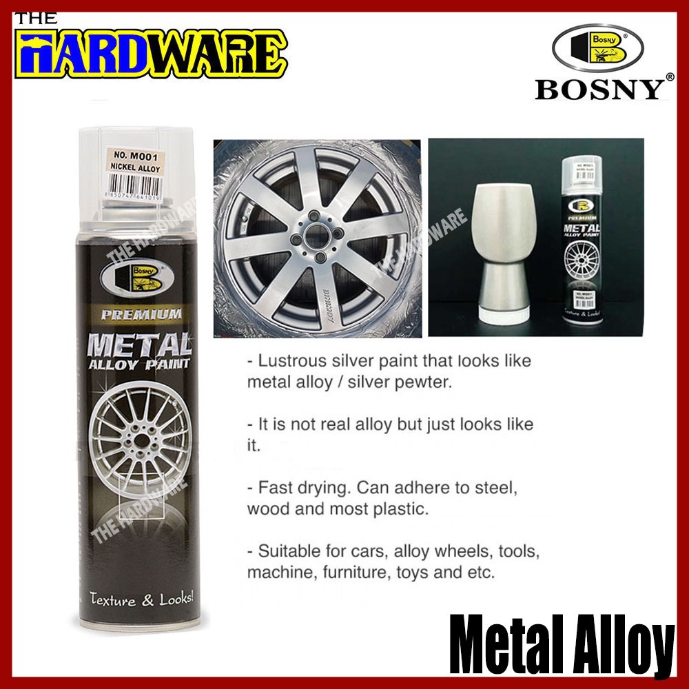 BOSNY M001 Nickel Alloy Spray Paint(225g / 225ml) | Shopee Malaysia