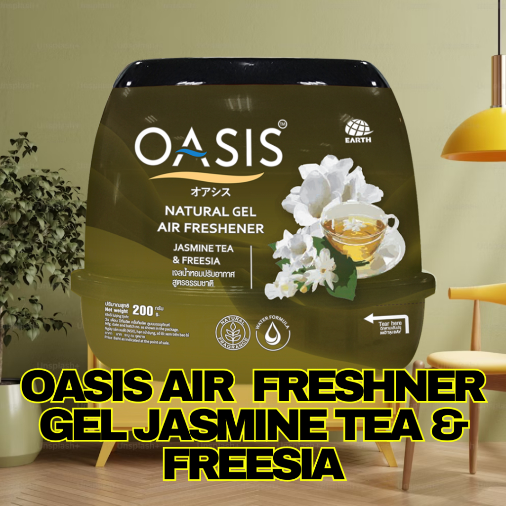 OASIS AIR FRESHNER GEL JASMINE TEA & FREESIA | Shopee Malaysia