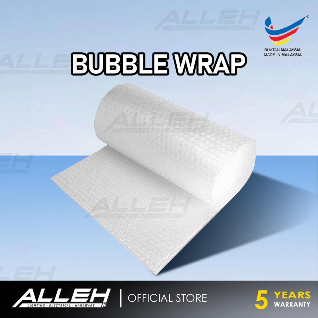 Bubble Wrap 20 meter x 0.5 meter Plastic Wrapping bubble wrap double layer | Shopee Malaysia