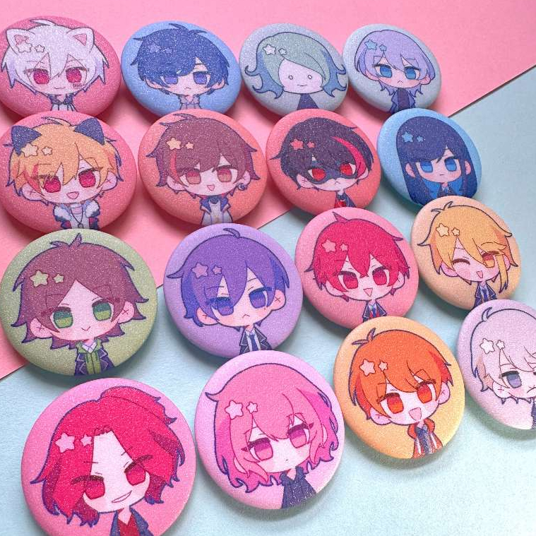 Utaite Glitter Badges Mafumafu Soraru Eve Sou Ado UraShimaSakataSen ...