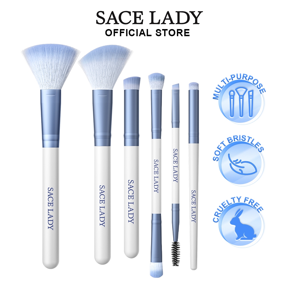 SACE LADY Makeup Brushes Set Multifunctional Brush Set For Foundation ...