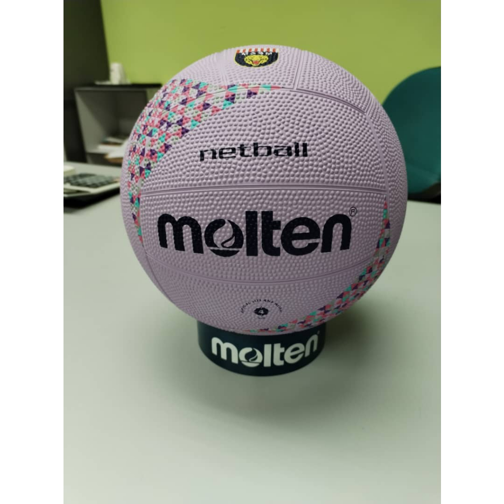 Molten Netball Training Junior Size 4 SN4R (Violet) | Shopee Malaysia