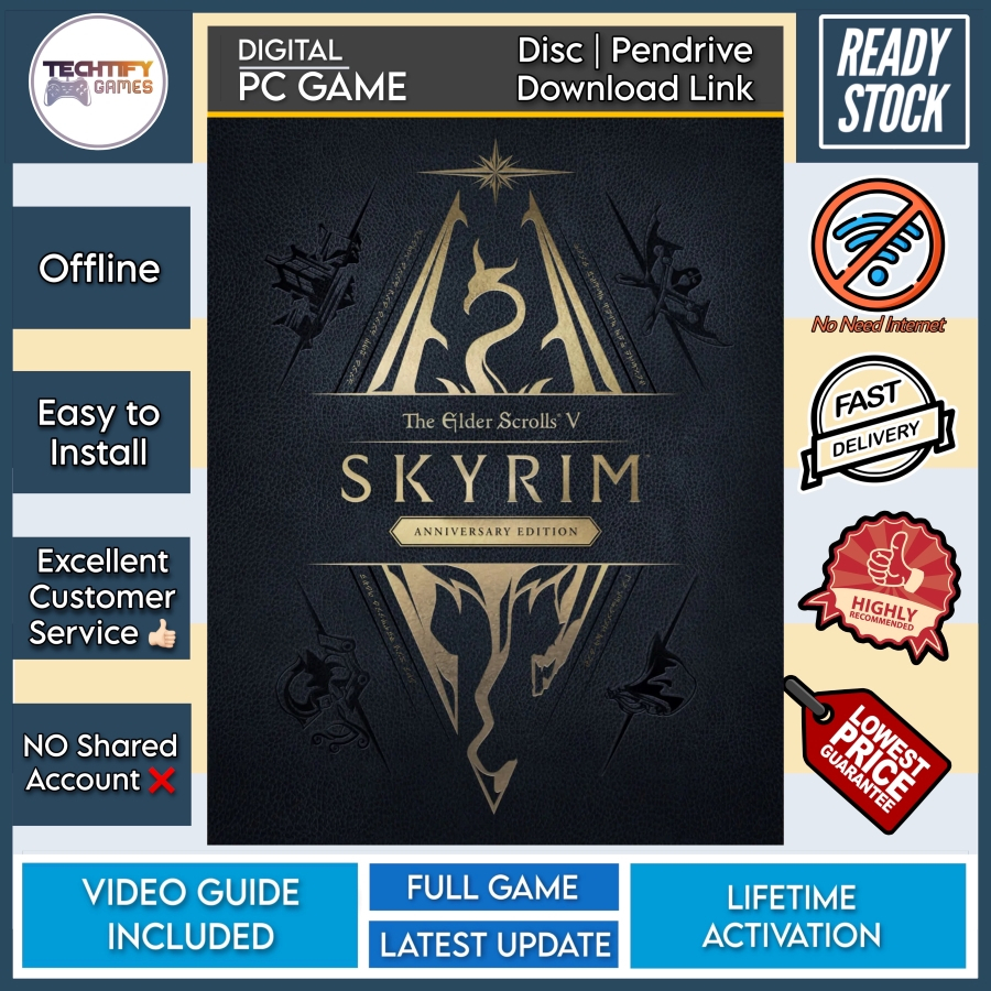 [PC Game] The Elder Scrolls V Skyrim Anniversary Edition (v1.6 + All ...