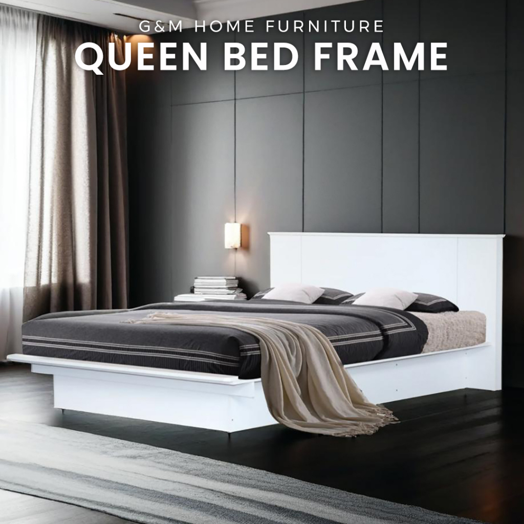 Wooden Bed Frame | Queen Bed Frame | Rangka Katil Kayu | Katil Kayu ...
