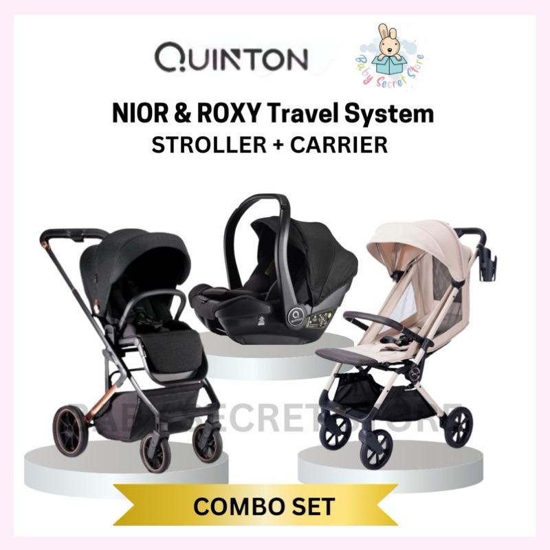 (FREE SHIPPING) Quinton Travel System (Roxy / Nior Stroller + Miumo Car ...