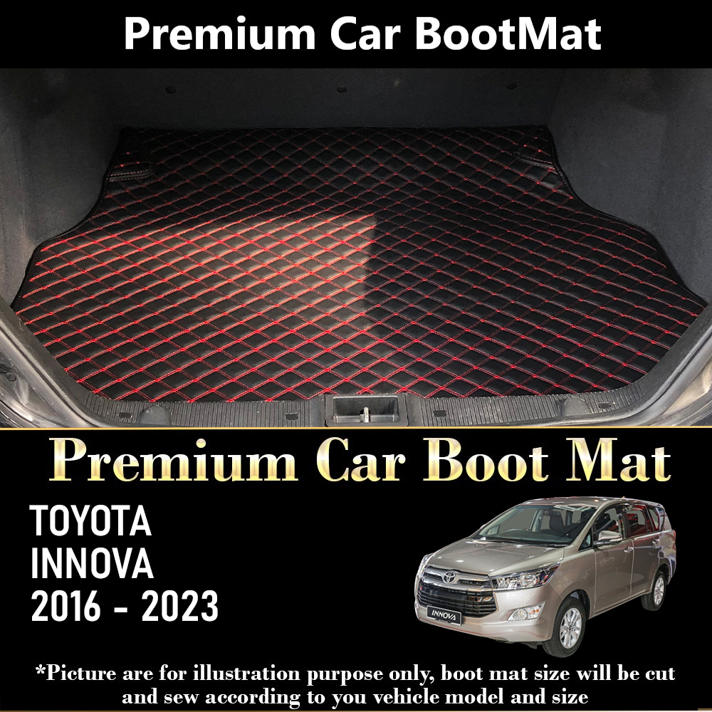 TOYOTA INNOVA 2016 2017 2018 2019 2020 2021 2022 2023 Boot Mat Car Boot ...