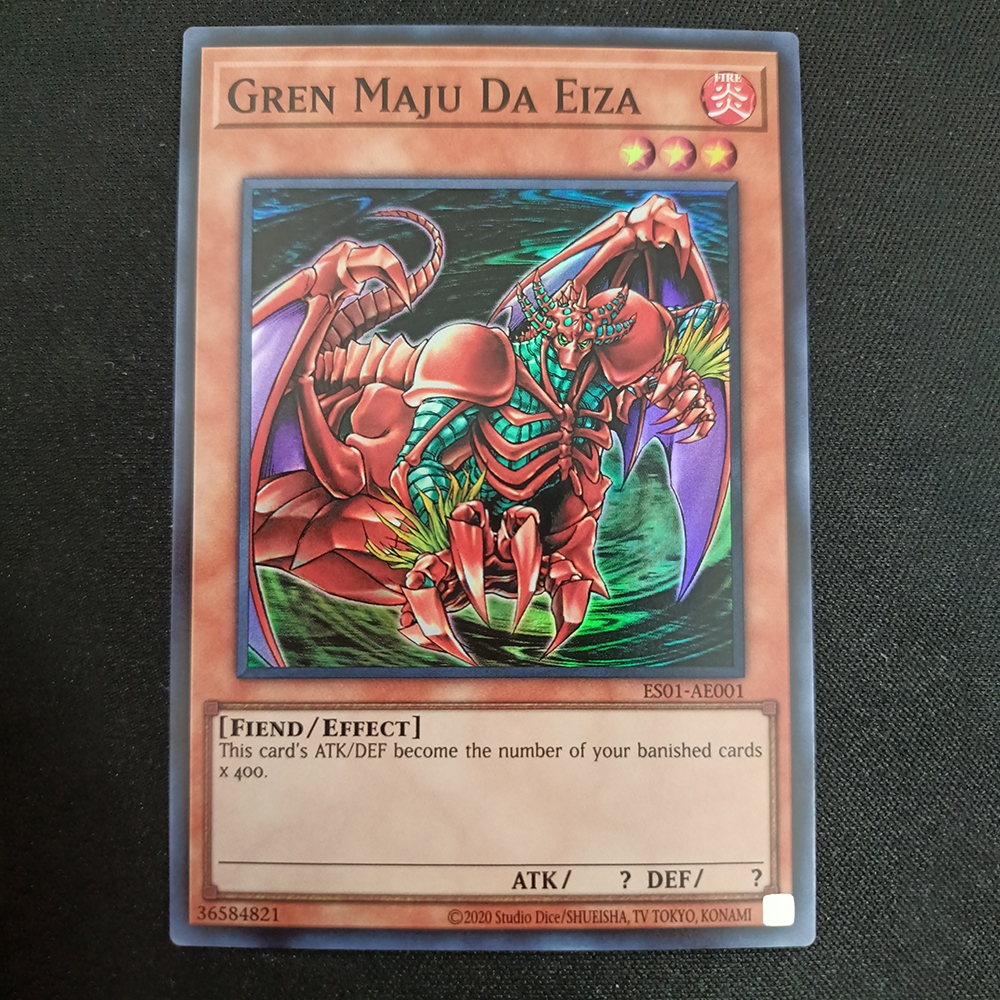 YUGIOH ES01-AE001 Gren Maju Da Eiza [SR] | Shopee Malaysia
