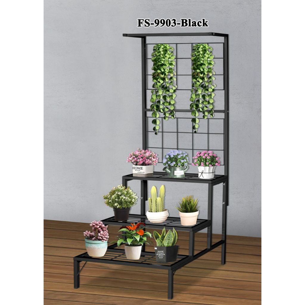 【🔥Clearance】 HM HOME Rak Bunga Bertingkat Rak Pasu Bunga Outdoor ...