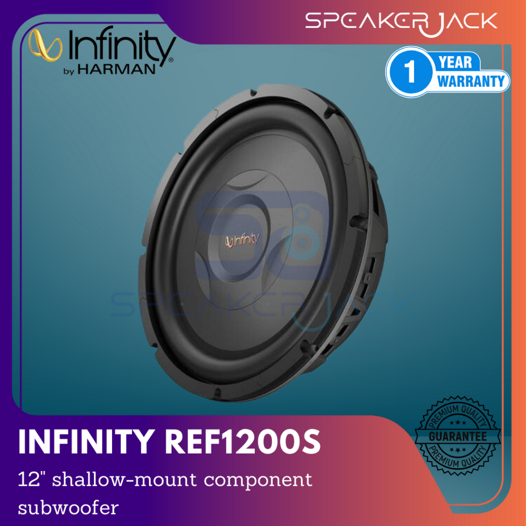 Infinity REF1200S 12" shallow-mount component subwoofer | Shopee Malaysia