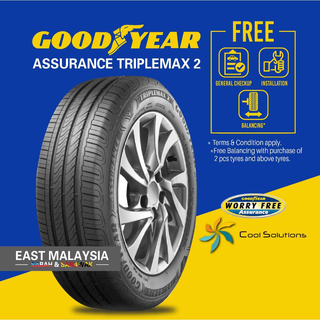 GOODYEAR ASSURANCE TRIPLEMAX /2 185/55R15; 195/50R15; 195/55R15; 195 ...
