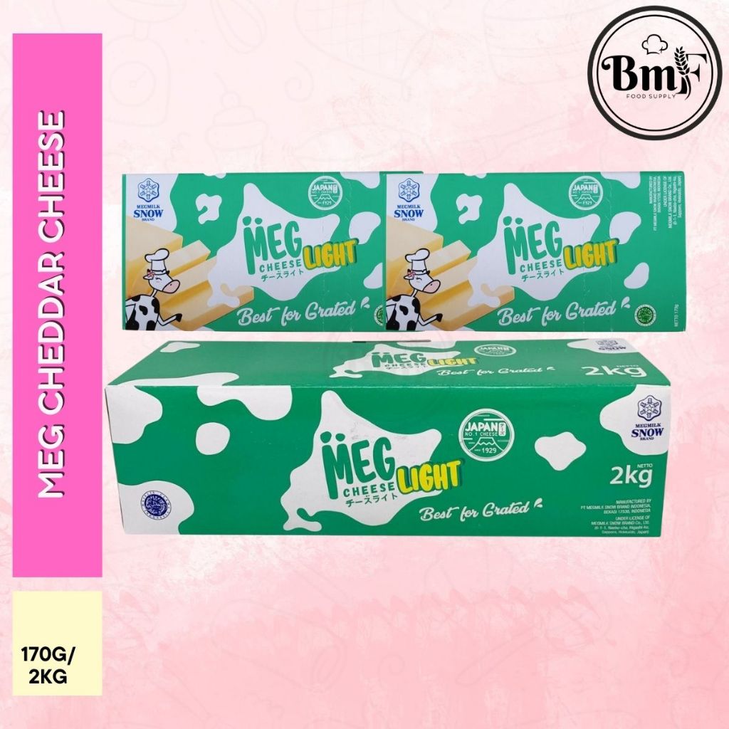 MEG CHEDDAR CHEESE LIGHT 2KG JAPAN / READY STOCK | Shopee Malaysia