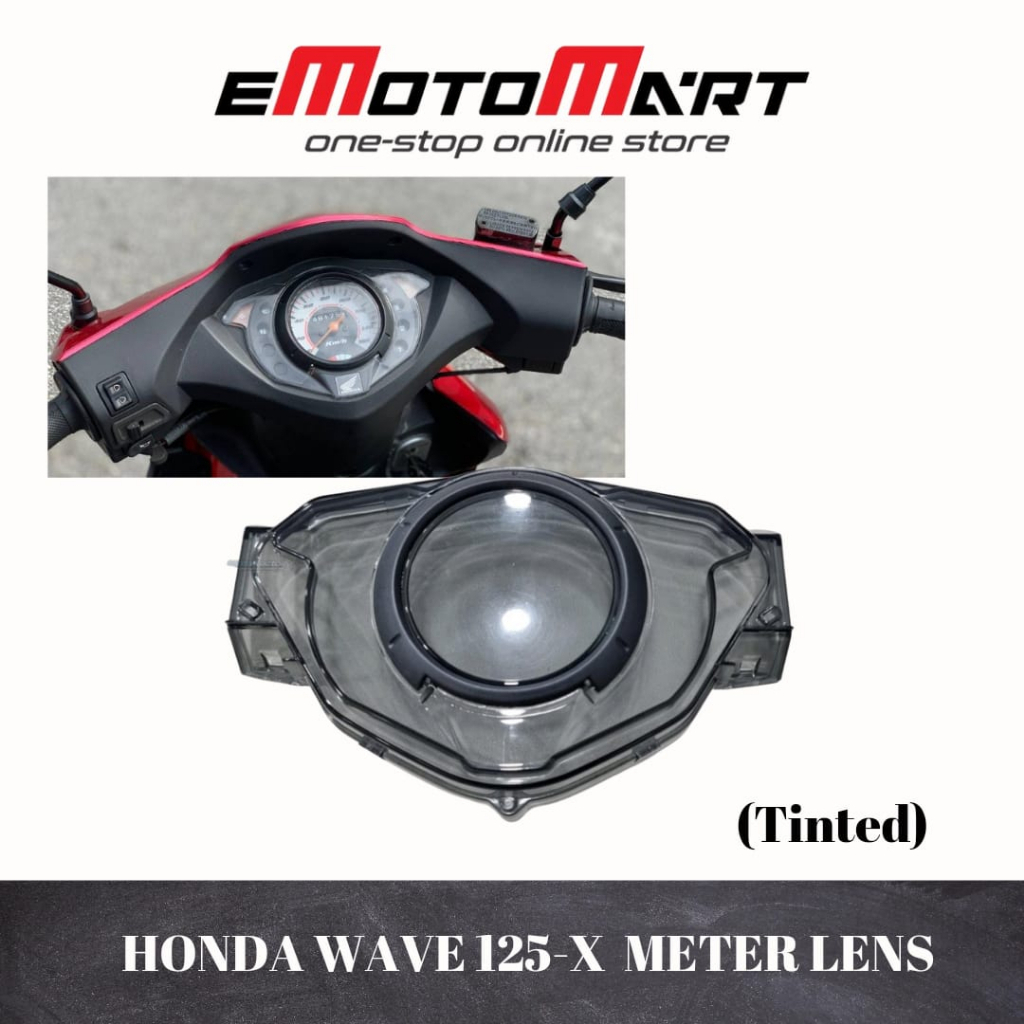 HONDA WAVE 125-X METER COVER [ TINTED ] WAVE 125 X METER LENS ( TINTED ...