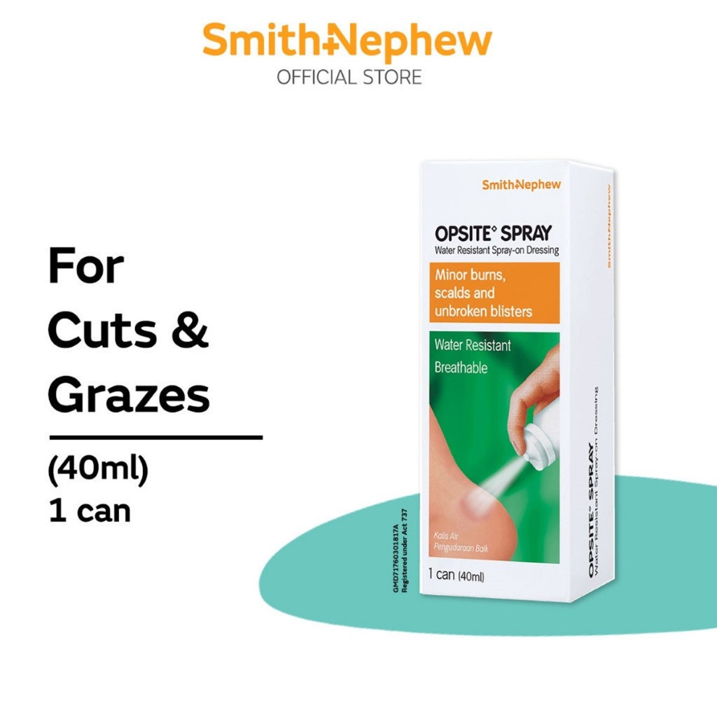 SMITH & NEPHEW Opsite Spray-on Film Dressing 40ml (1 can) | Shopee Malaysia