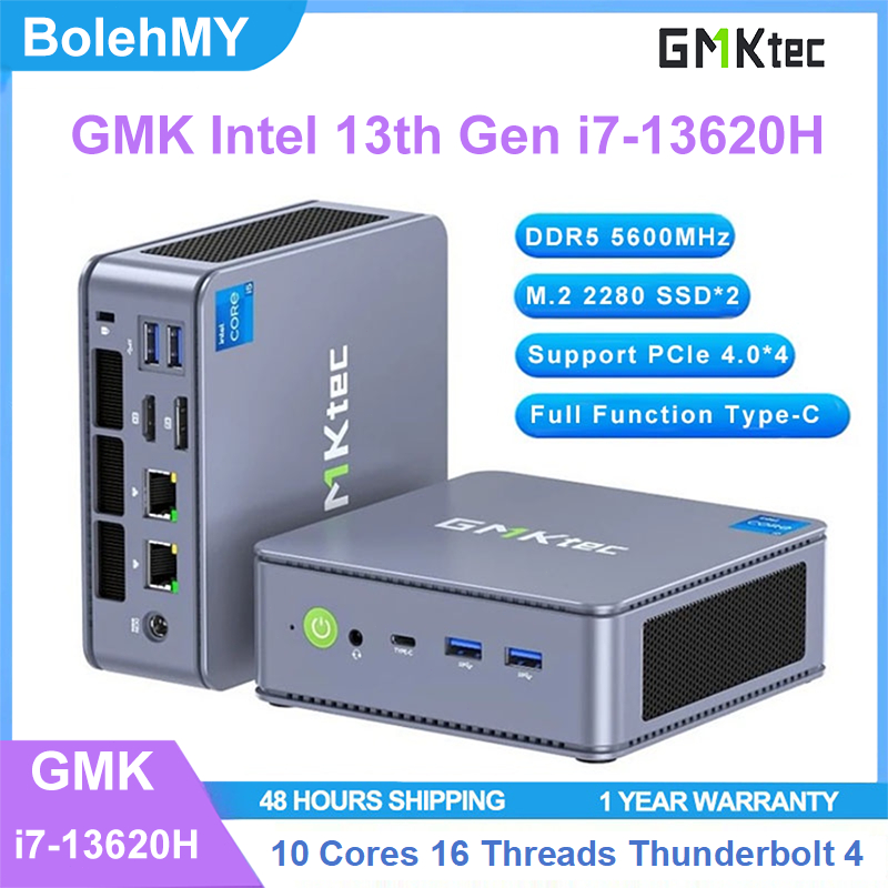 GMKtec K7+ 13th Gen Intel i7-13620H DDR5 PCIE4.0 WIFI6 BT5.2 High ...