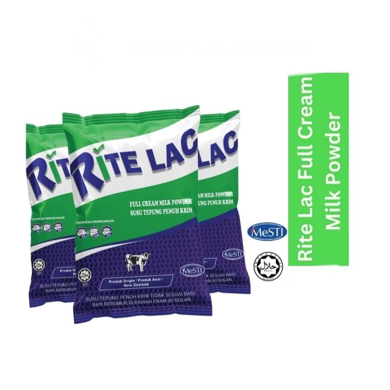 RITE LAC L50 Full Cream Milk Powder | Susu | Yogurt 900g | Milk (Susu ...