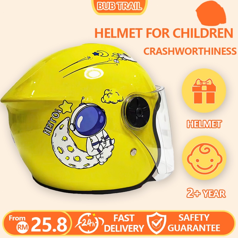 Helmet Budak Kids Helmet Motorcycle topi keledar kids helmet half ...