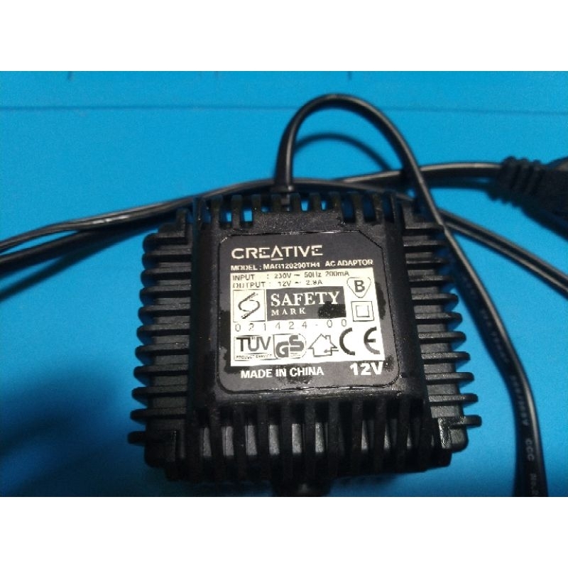 Original Creative AC adaptor 12V 2.9A output (used) | Shopee Malaysia