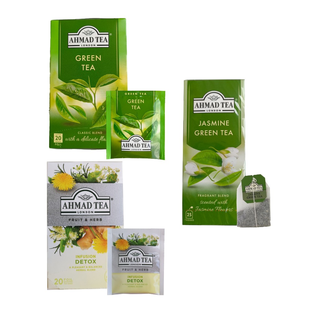 Teh Ahmad Tea - Teh Hijau Green Tea/Detoks/Teh Hijau Jasmin) | Shopee ...