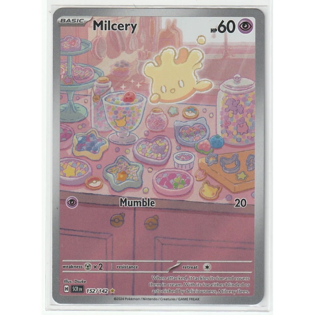 Milcery (152/142) Illustration Rare | SV07 Stellar Crown [Pokemon TCG ...