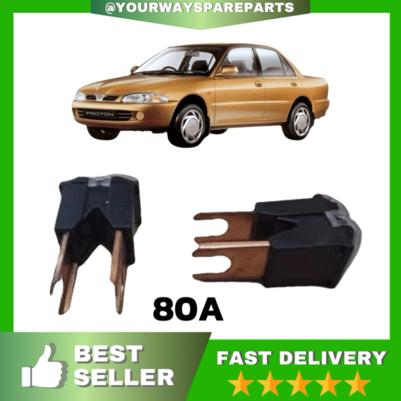 【YW SPARE PARTS】WIRA MAIN FUSE 80A (universel) | Shopee Malaysia