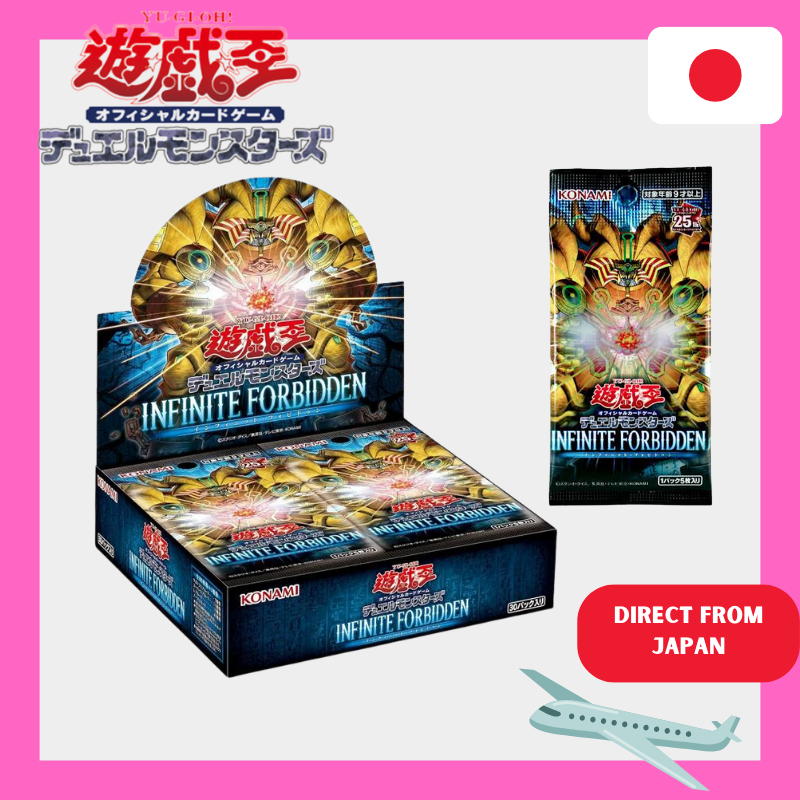 Yu-Gi-Oh! OCG Duel Monsters Japanese TCG - INFINITE FORBIDDEN Booster Box with shrink wrapped ...