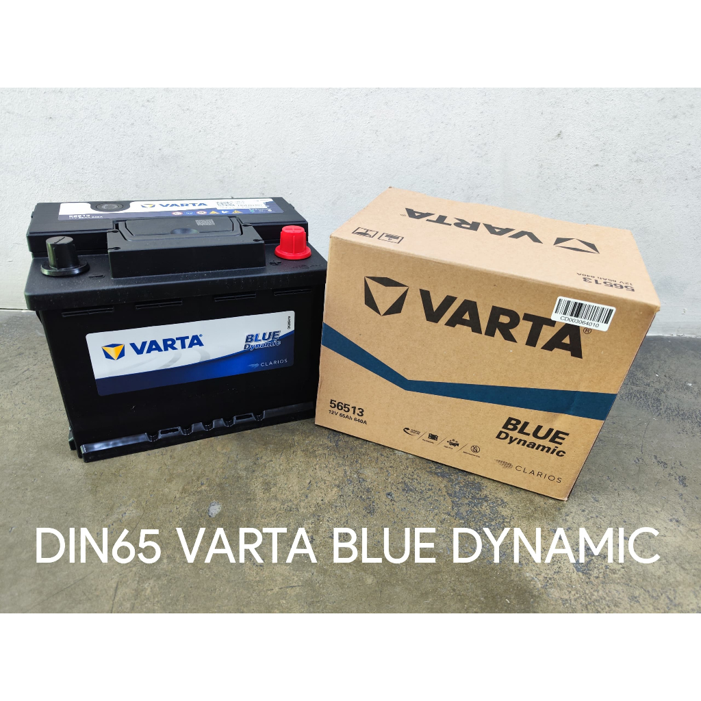 VARTA DIN65 56513 LN2- Blue Dynamic for X50 Peugeot 206, 305, 308, 405, 407, 508, Volkswagen ...