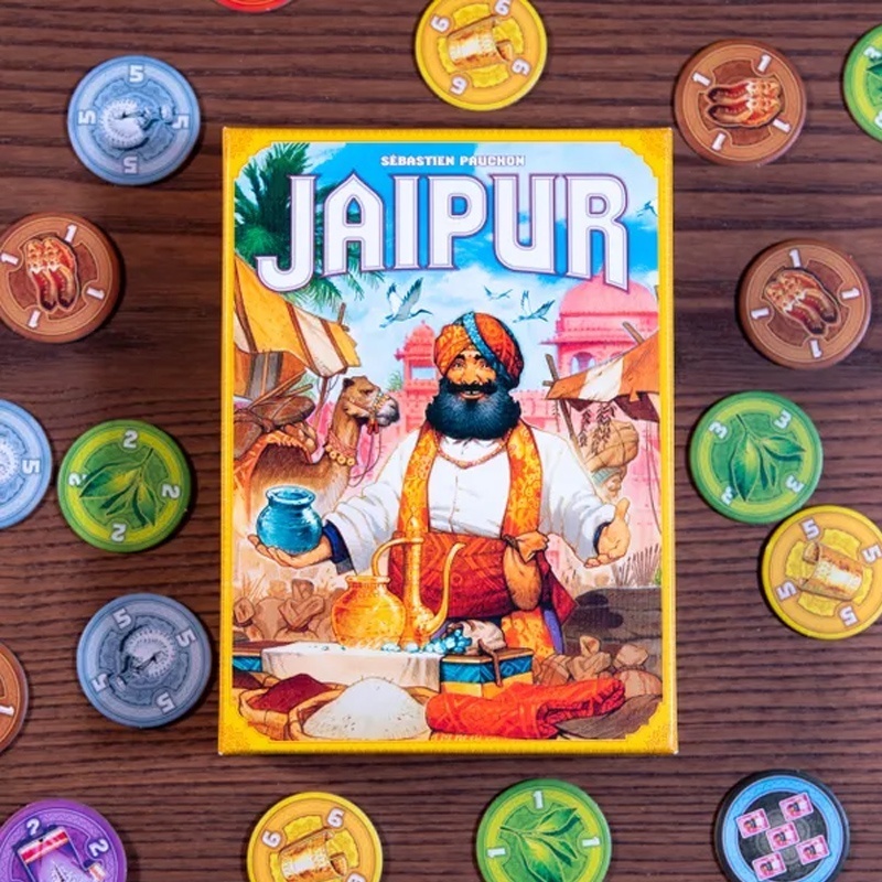 NEW Indian Jaipur Businessman Board Game Strategy Game for Adults and ...