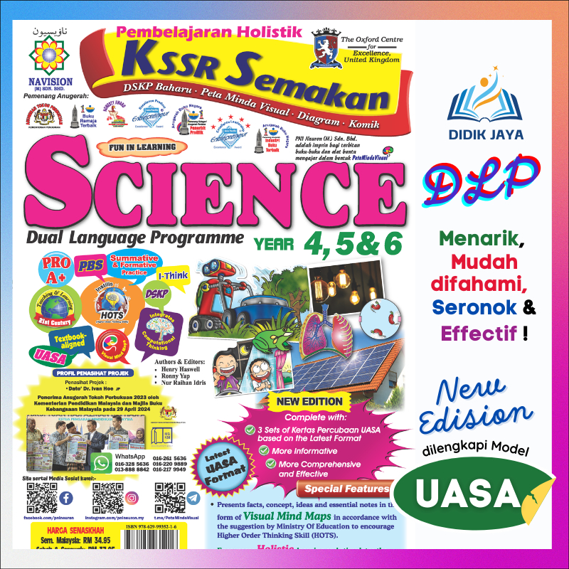 Reference book SCIENCE Year 456 DLP UASA Primary Mind Map Comics ...