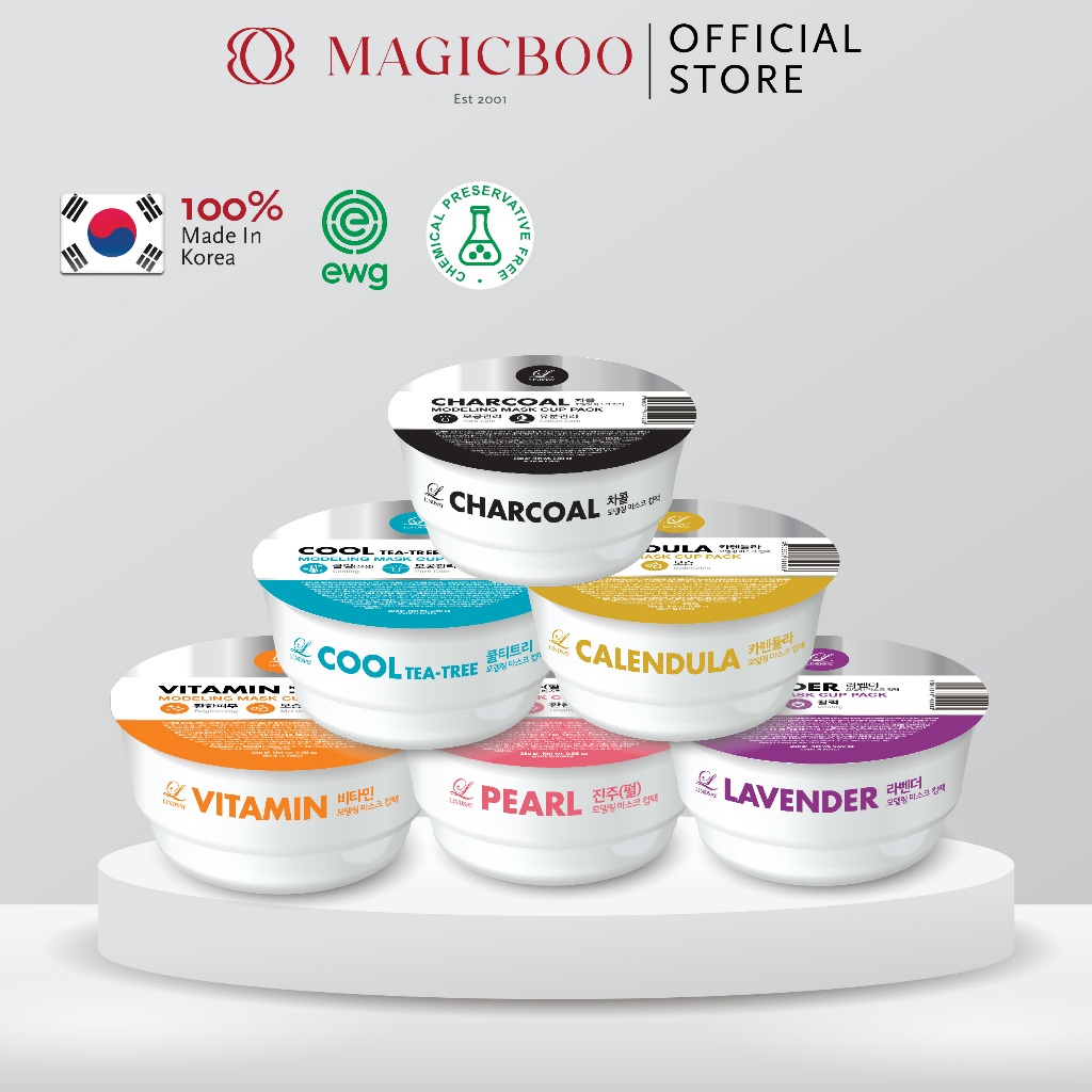 Magicboo Lindsay Premium Modeling Mask Cup - 28g 高级塑型面膜（杯装） | Shopee ...